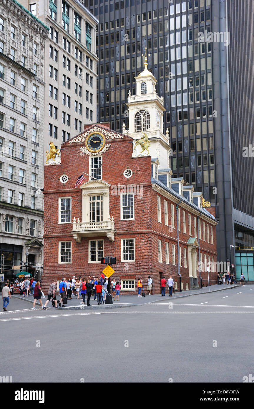 Boston massachusetts old state hi-res stock photography and images - Alamy
