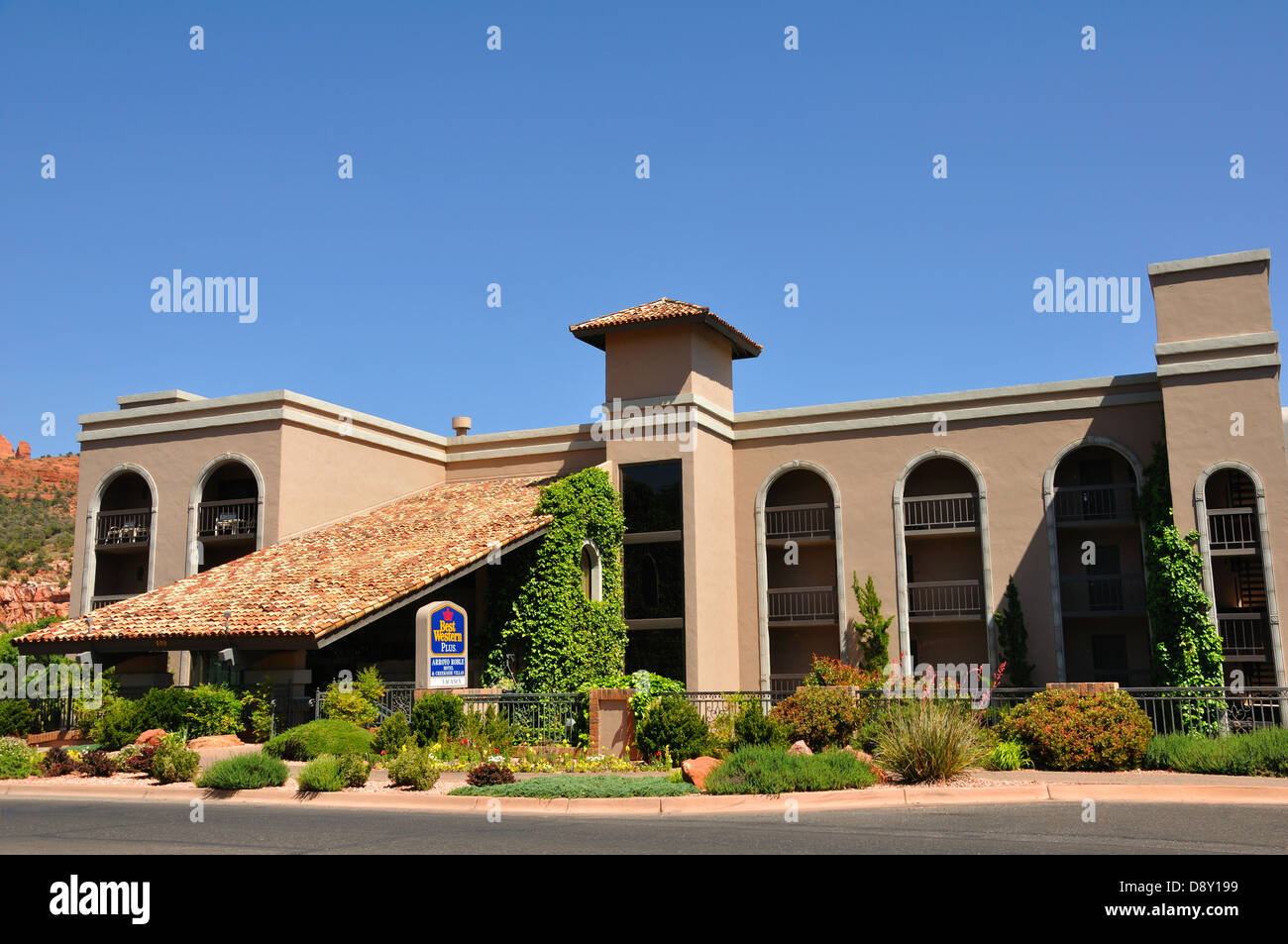 Best Western hotel, Sedona, Arizona, USA Stock Photo - Alamy