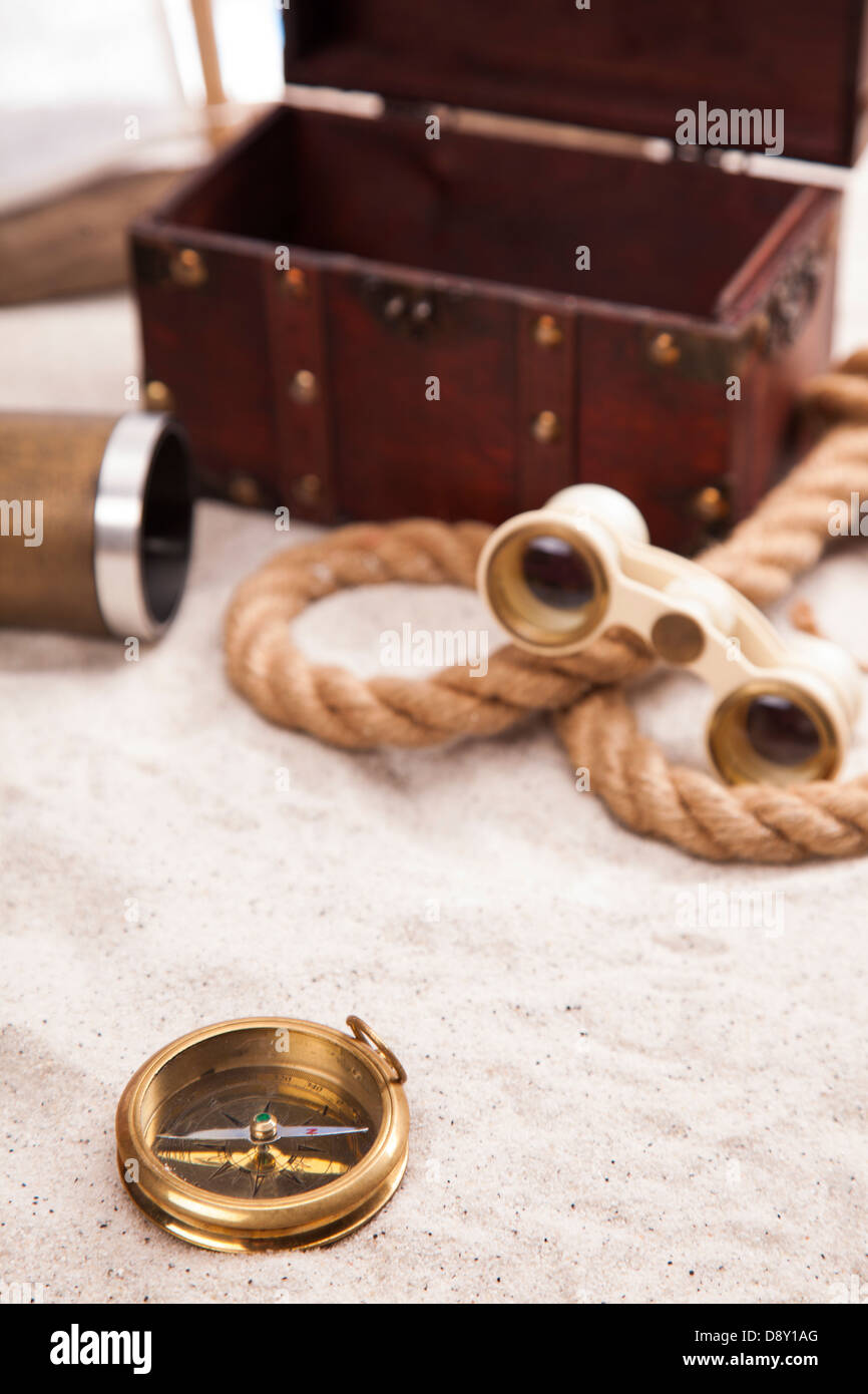 Treasures on the beach Stock Photo - Alamy