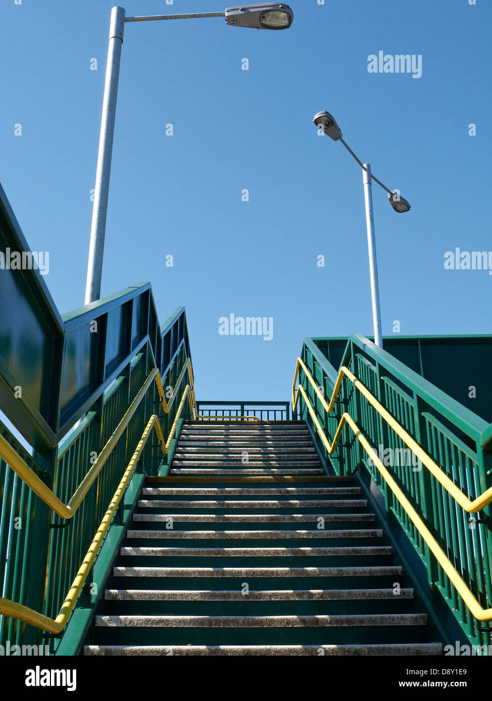Foot crossing over the railway hi-res stock photography and images - Alamy