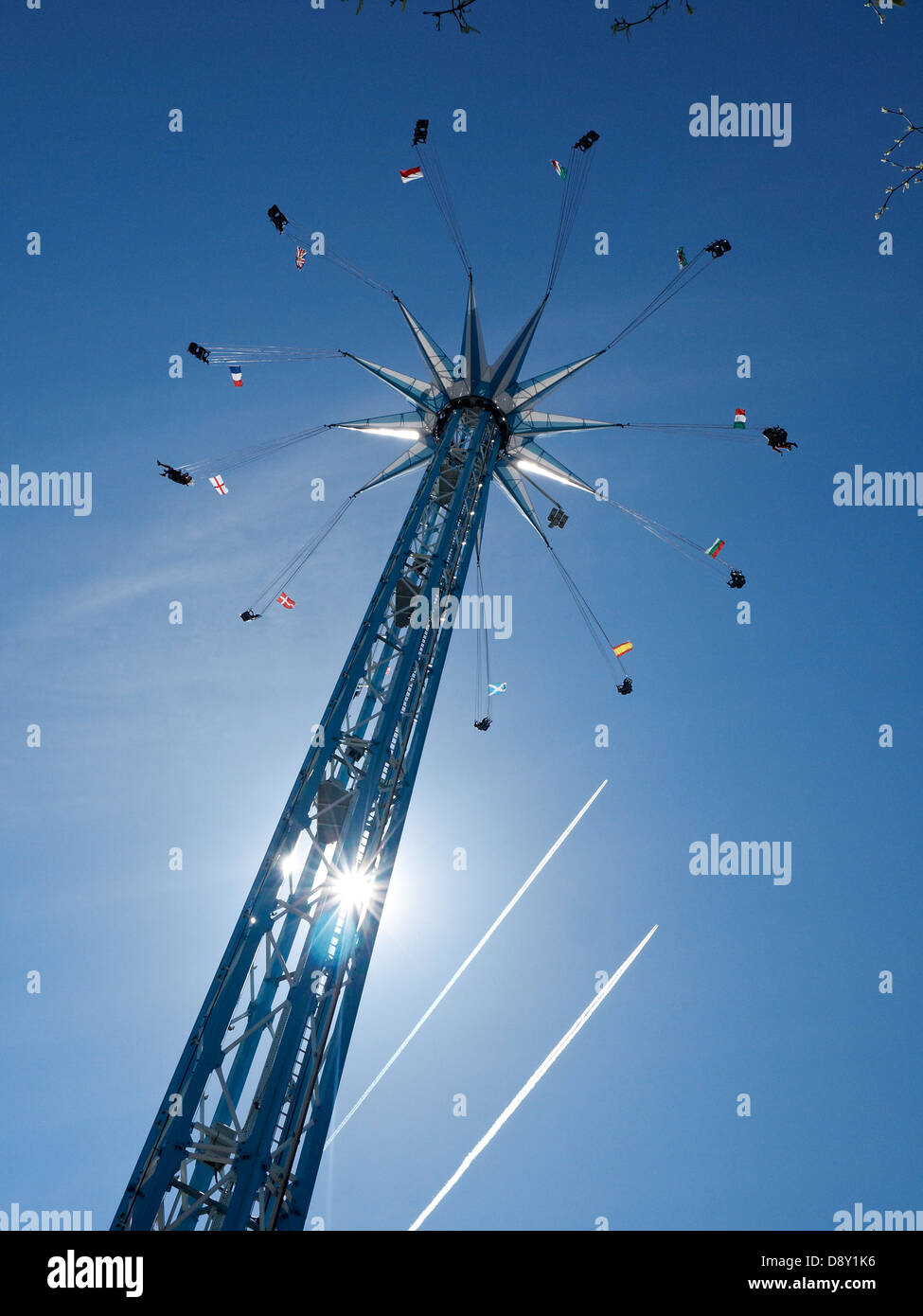 Starflyer in Piccadilly Gardens Manchester UK Stock Photo - Alamy