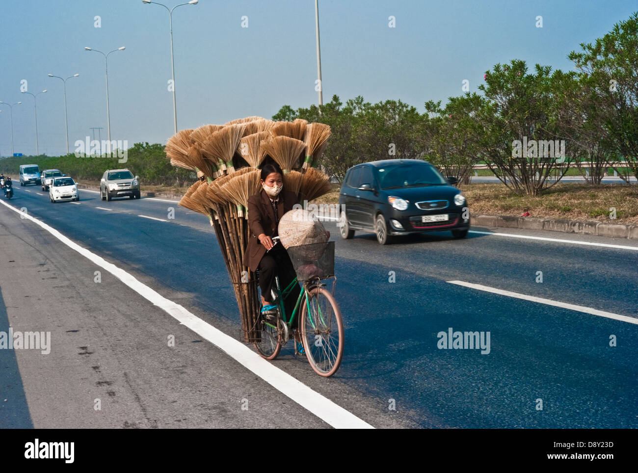 Girl riding on broom hi-res stock photography and images - Alamy