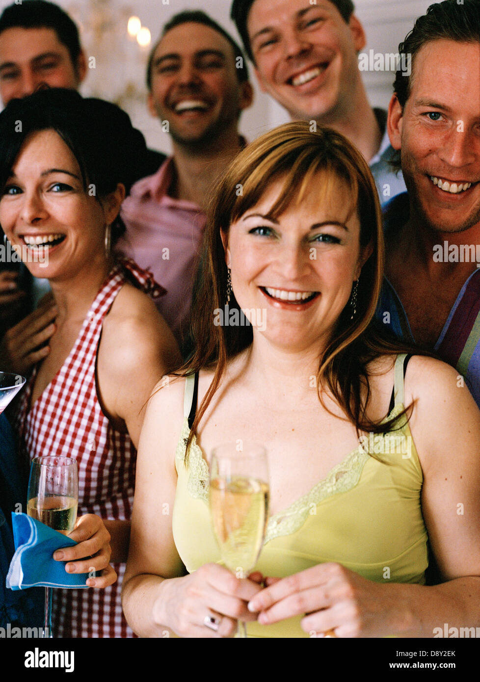 Friends on a party Stock Photo - Alamy