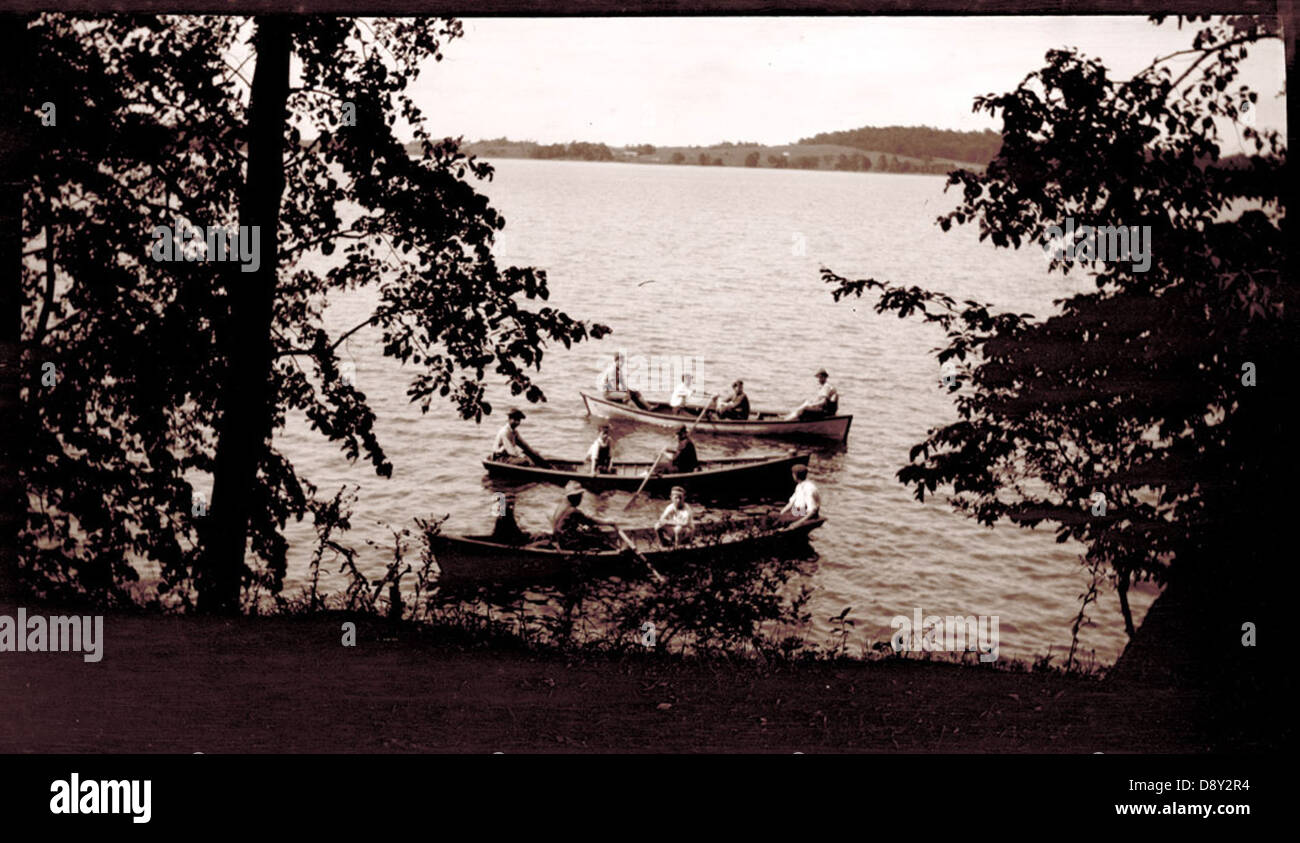 An archival photo from Nova Scotia, labeled as 'Camp Nova'. This image ...