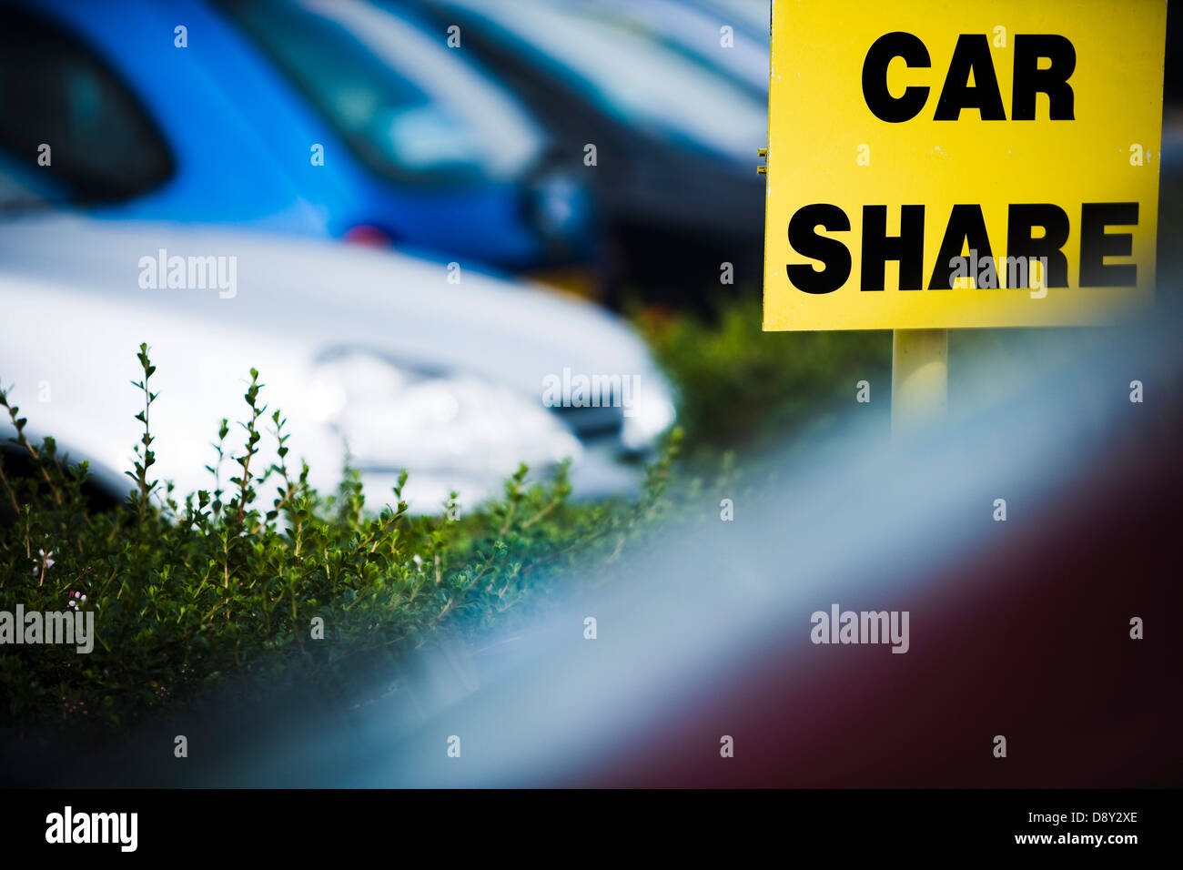 Car share signage hi-res stock photography and images - Alamy