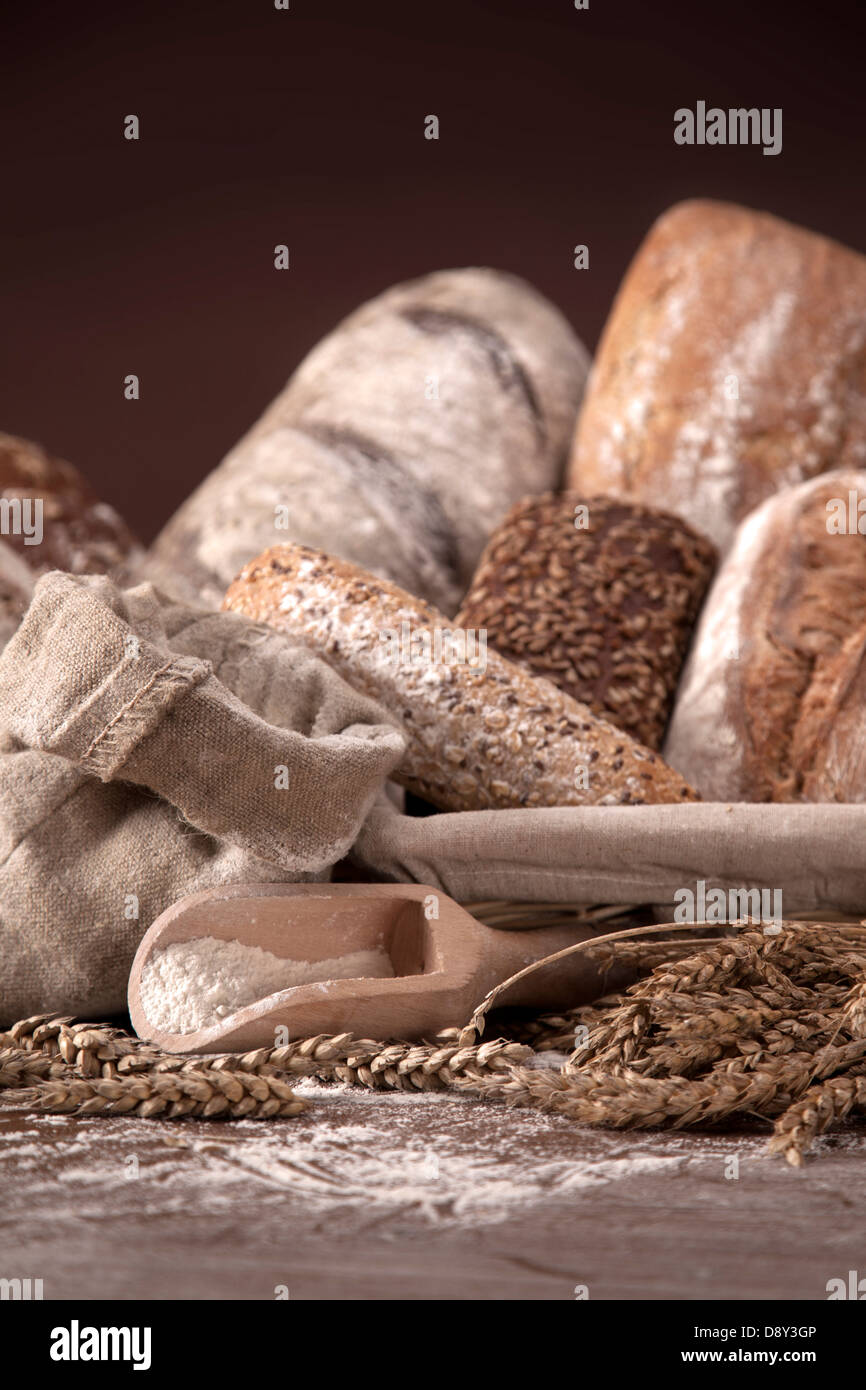 Bread in bakery Stock Photo - Alamy