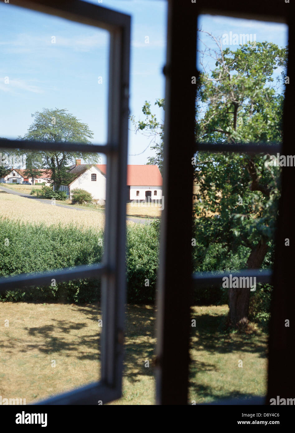 View from a window Stock Photo - Alamy