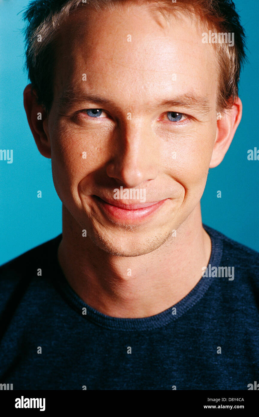 A smiling man, portrait Stock Photo - Alamy