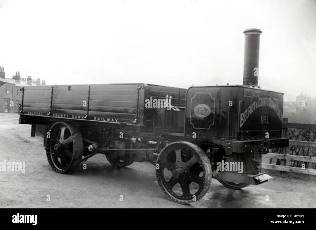 Steam driven lorry in Northern Ireland Stock Photo - Alamy