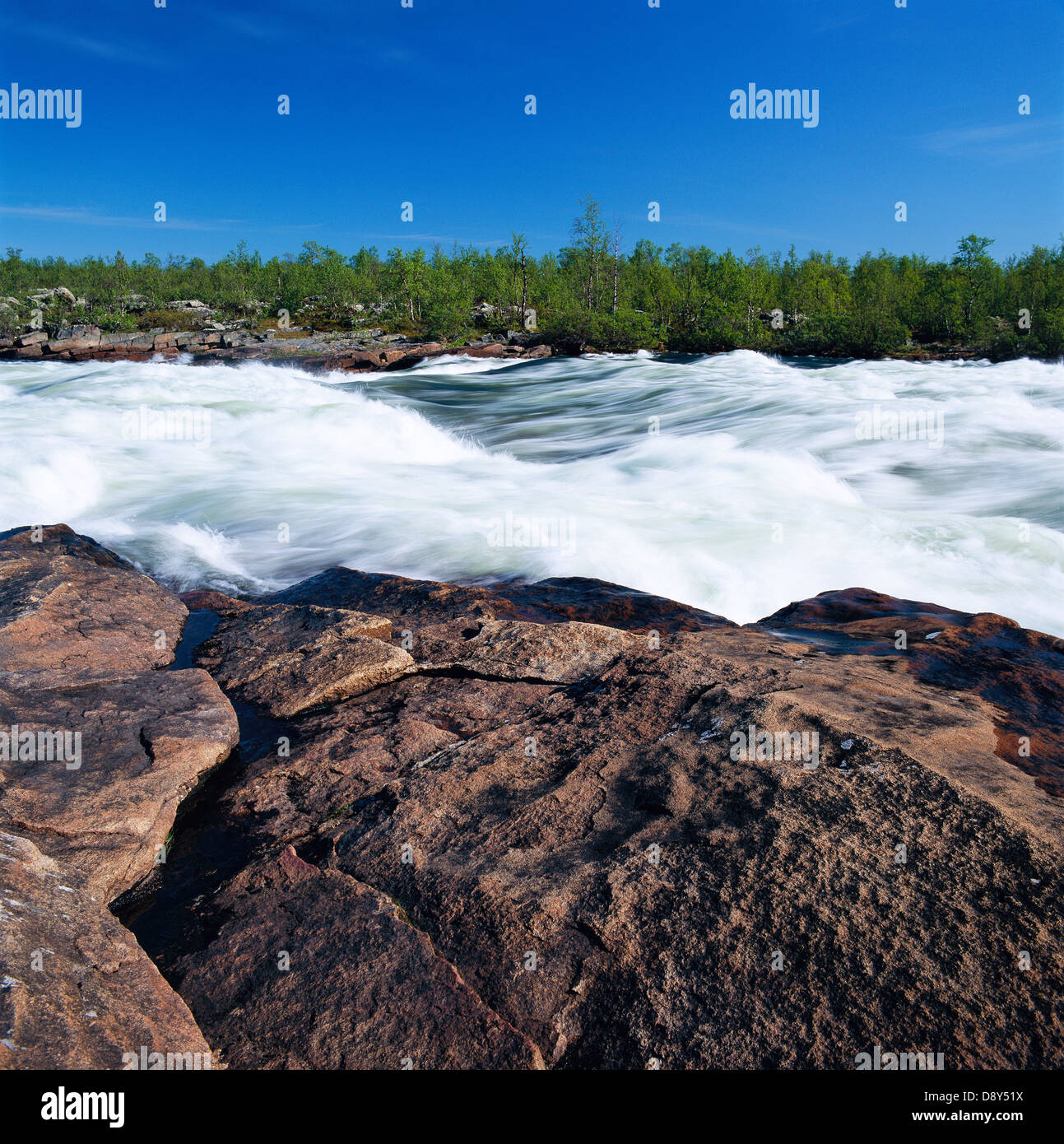 A gushing river Stock Photo - Alamy