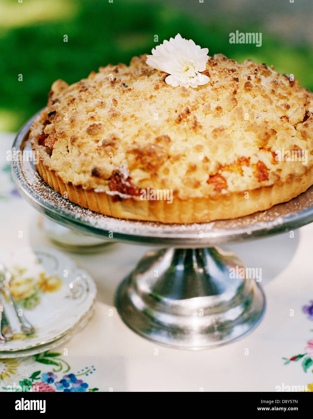 A pastry on a plate Stock Photo - Alamy