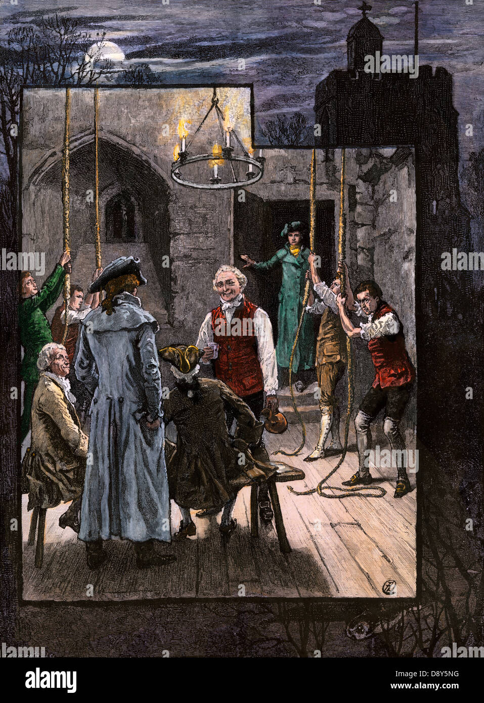 Hand bell ringing in church hi-res stock photography and images - Alamy