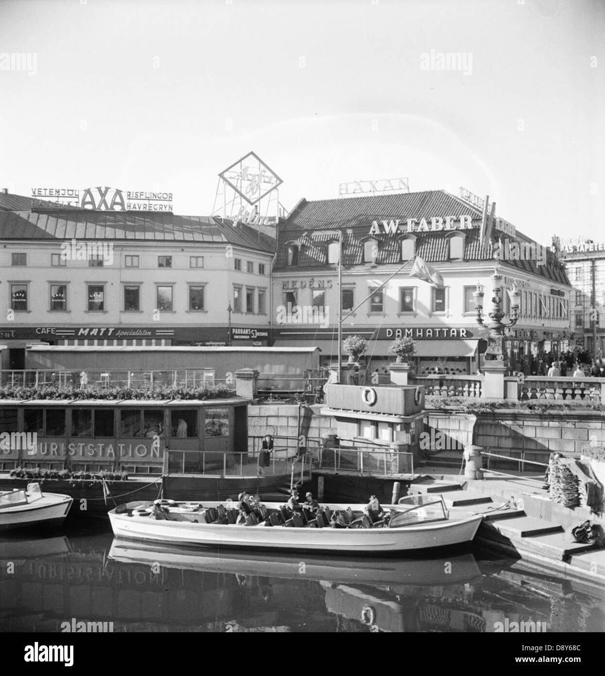 Post by boat Black and White Stock Photos & Images - Alamy