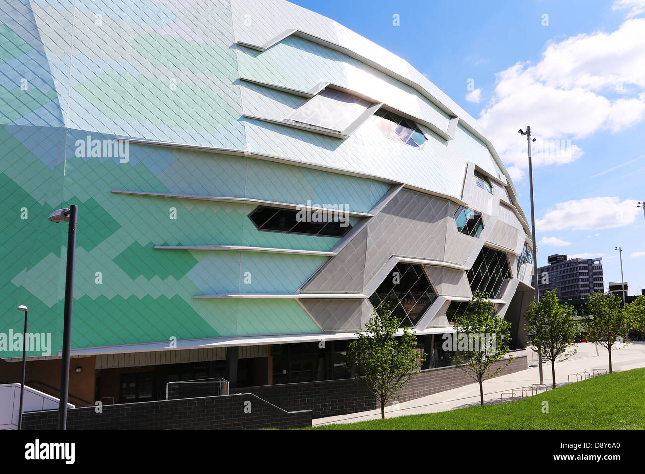 Daytime Exterior shot of First Direct Arena, Leeds. Photograph taken ...
