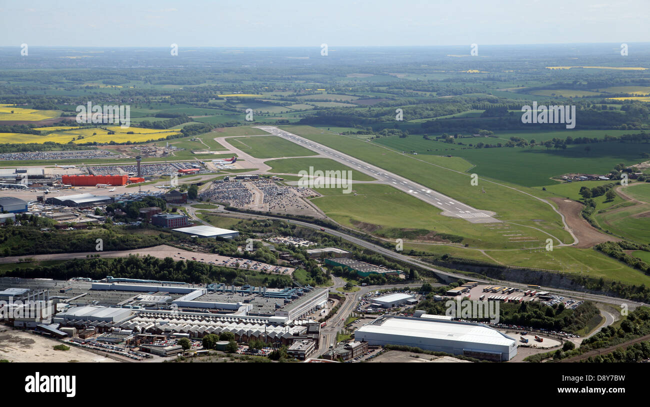 aerial view of Luton Airport Stock Photo - Alamy