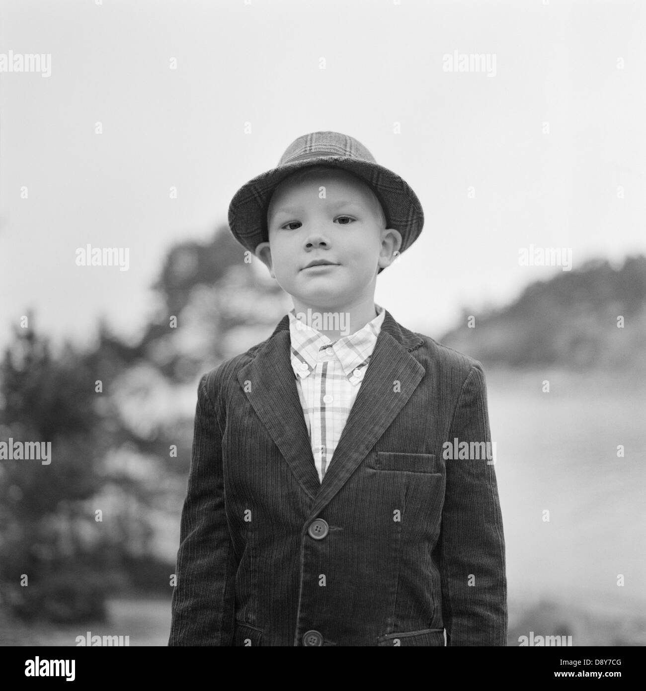 Boy in a jacket hi-res stock photography and images - Alamy