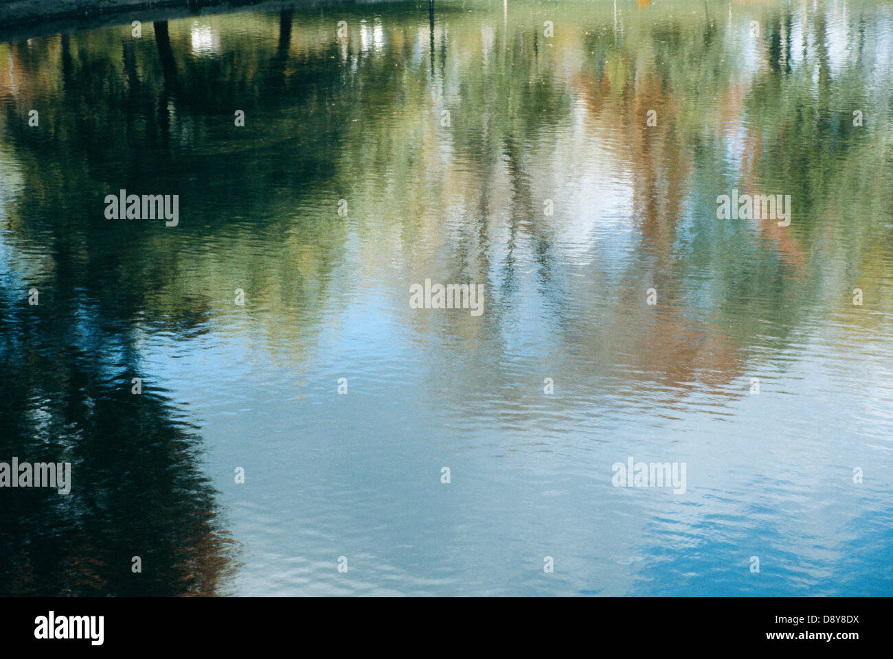 Reflection on the water surface Stock Photo - Alamy