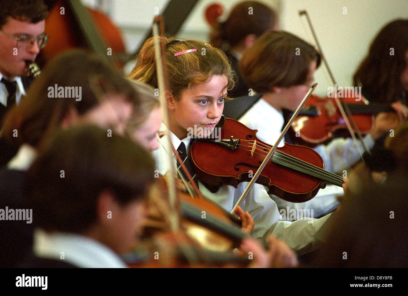 School music class Stock Photo - Alamy