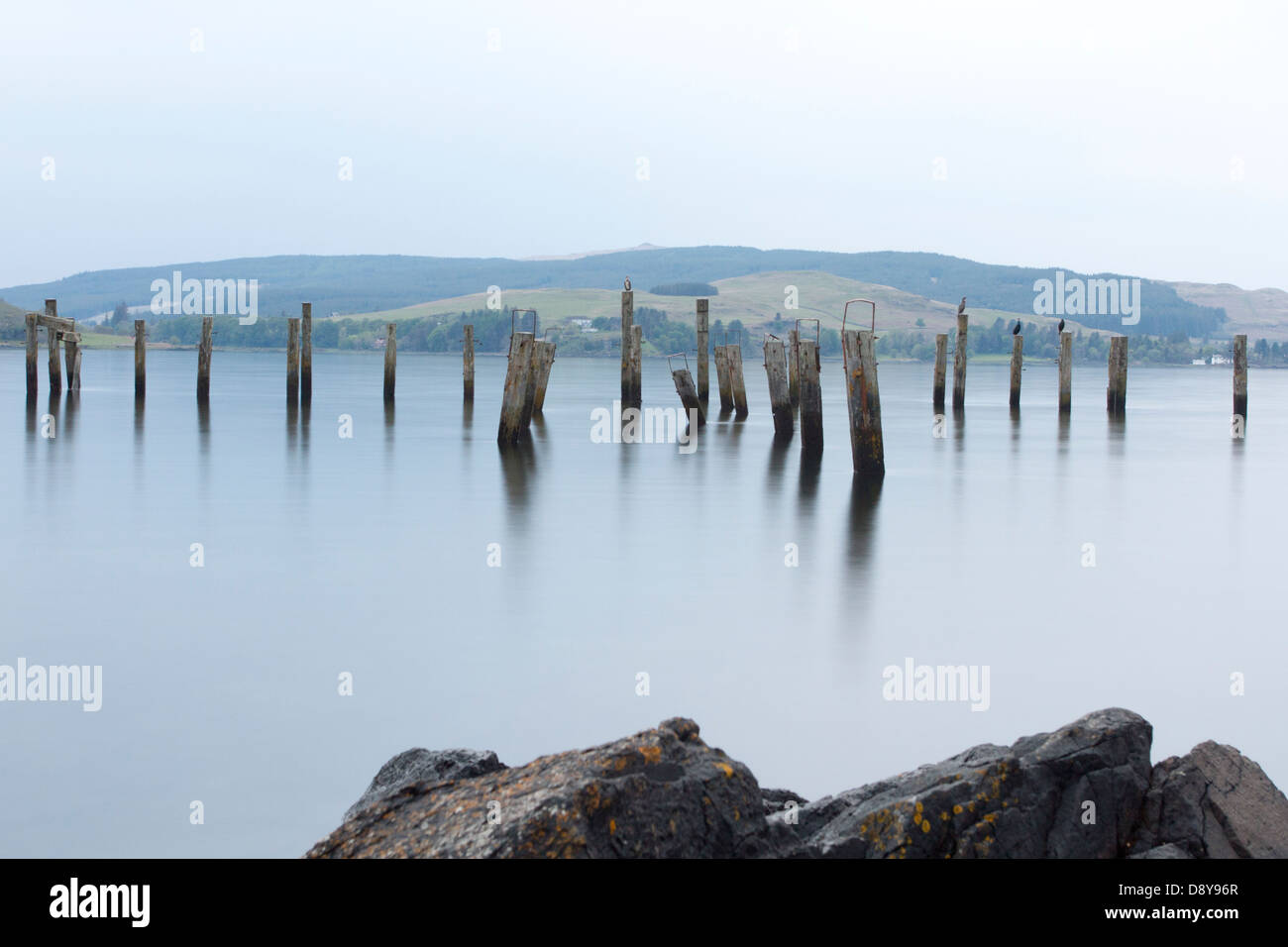 Salen Old Pier; Isle of Mull Stock Photo - Alamy