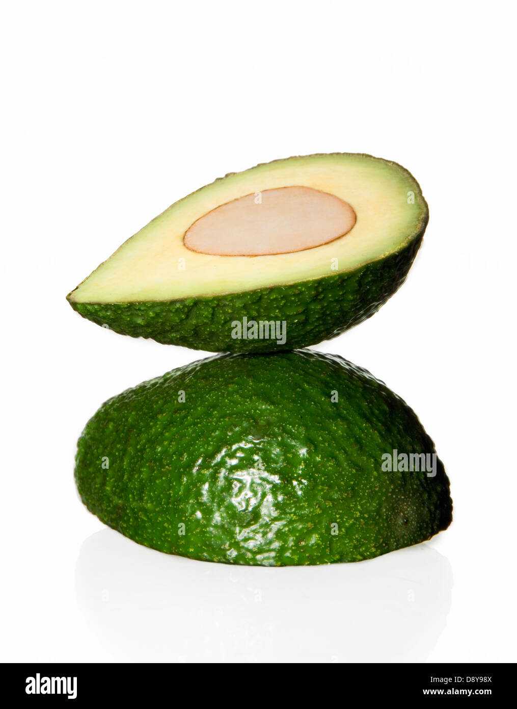 Half an avocado Stock Photo - Alamy
