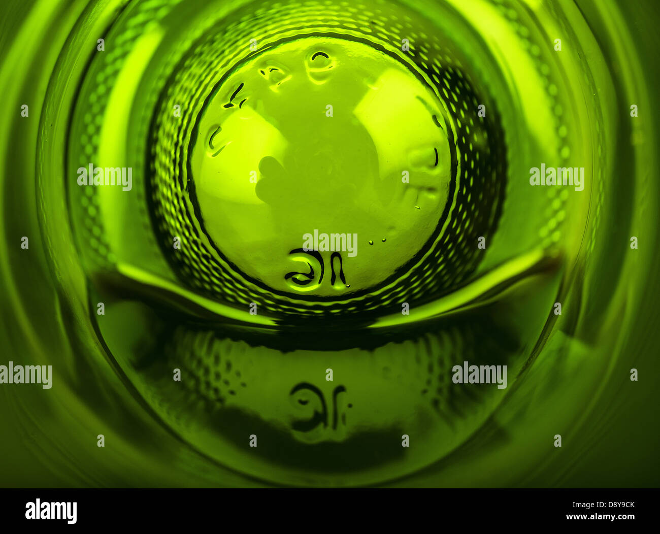 Inside a wine bottle Stock Photo - Alamy