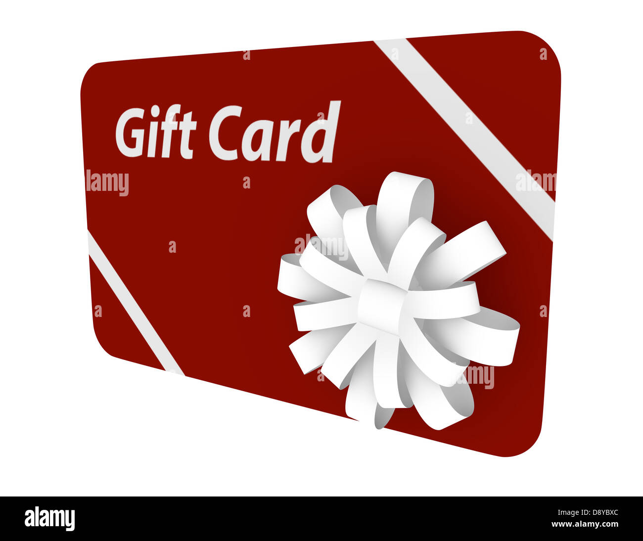 3d Render of a Gift Card Stock Photo - Alamy