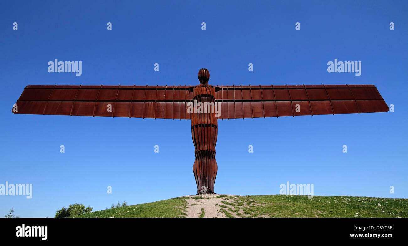 Angel Of The North Steel Sculpture Standing 20 Metres Tall With ...