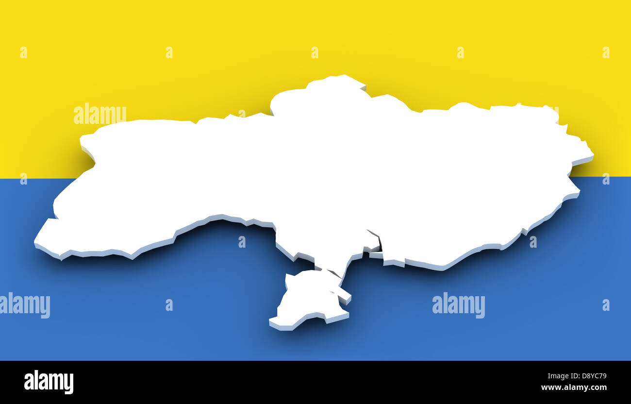 Crimea map capital hi-res stock photography and images - Alamy