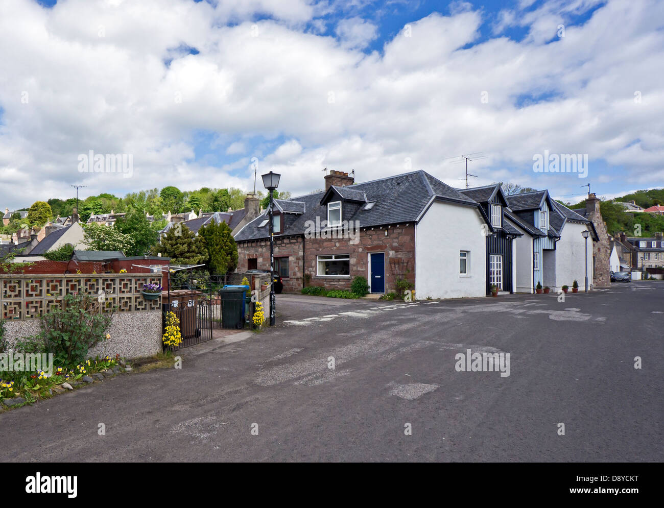 The fishing village of Avoch on the Black Isle Highland Scotland Stock ...