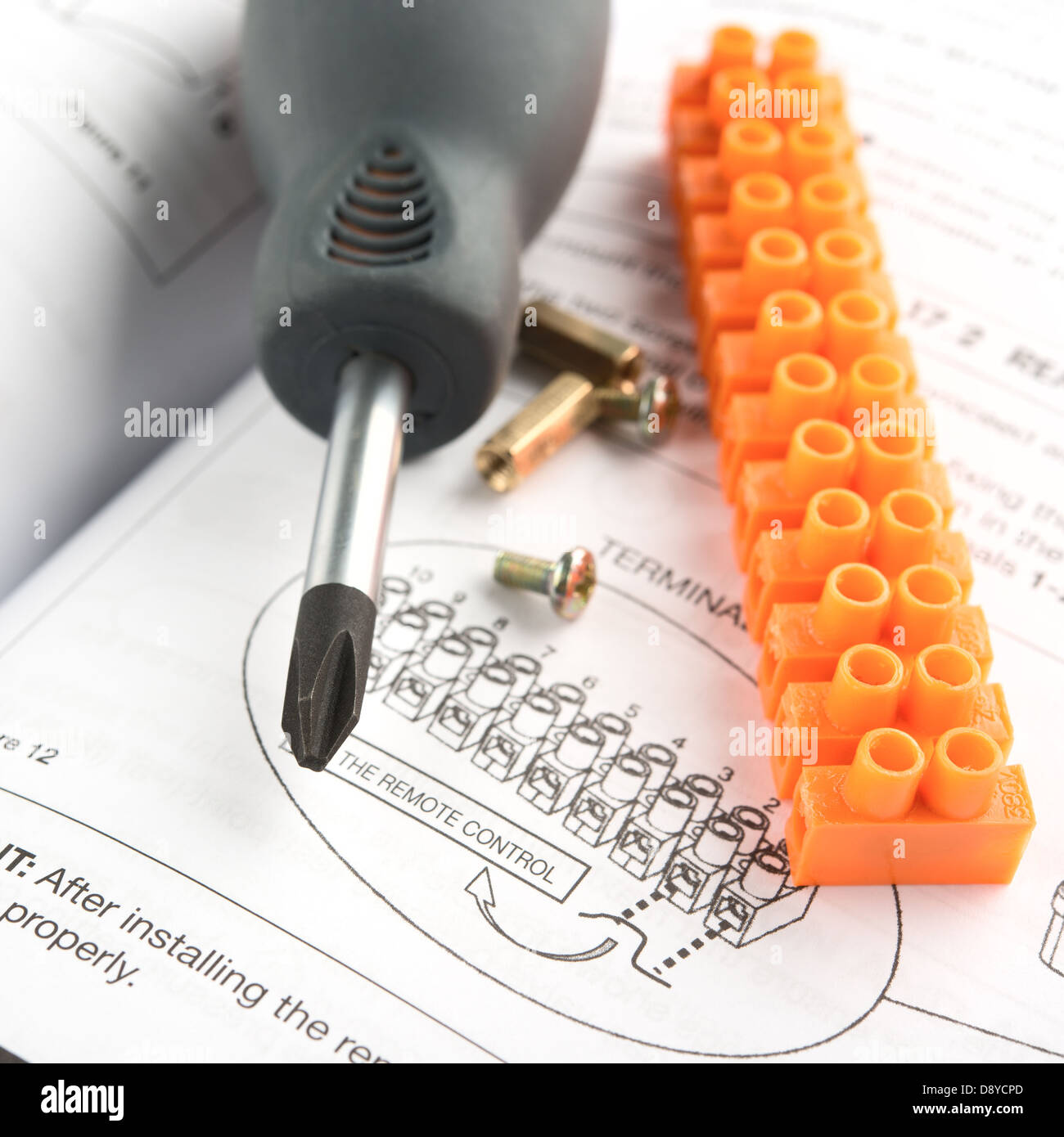 electric tools on a white background Stock Photo - Alamy