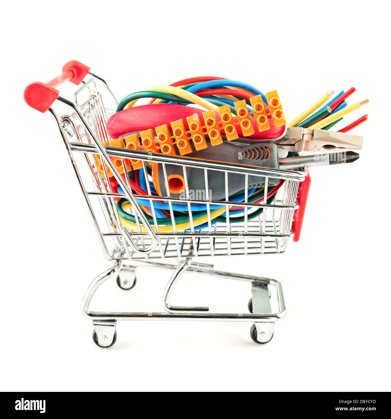 Set electrical tools on Cut Out Stock Images & Pictures - Alamy