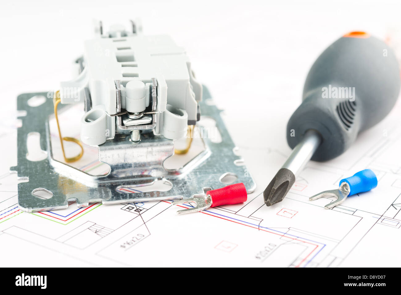 Electric screwdriver tools on Cut Out Stock Images & Pictures - Alamy