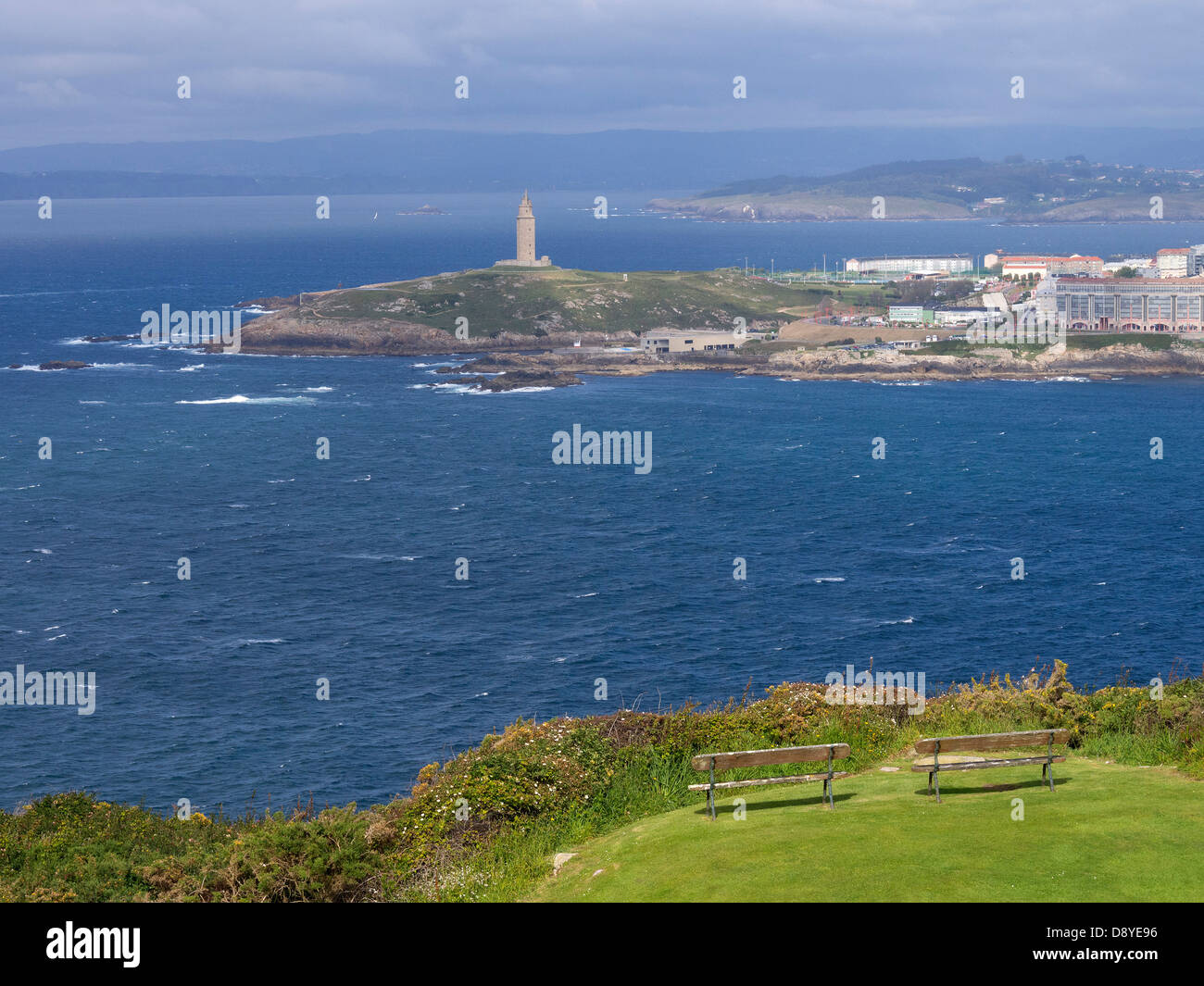 Tower of Hercules (Torre de Hercules) ancient roman lighthouse in La ...