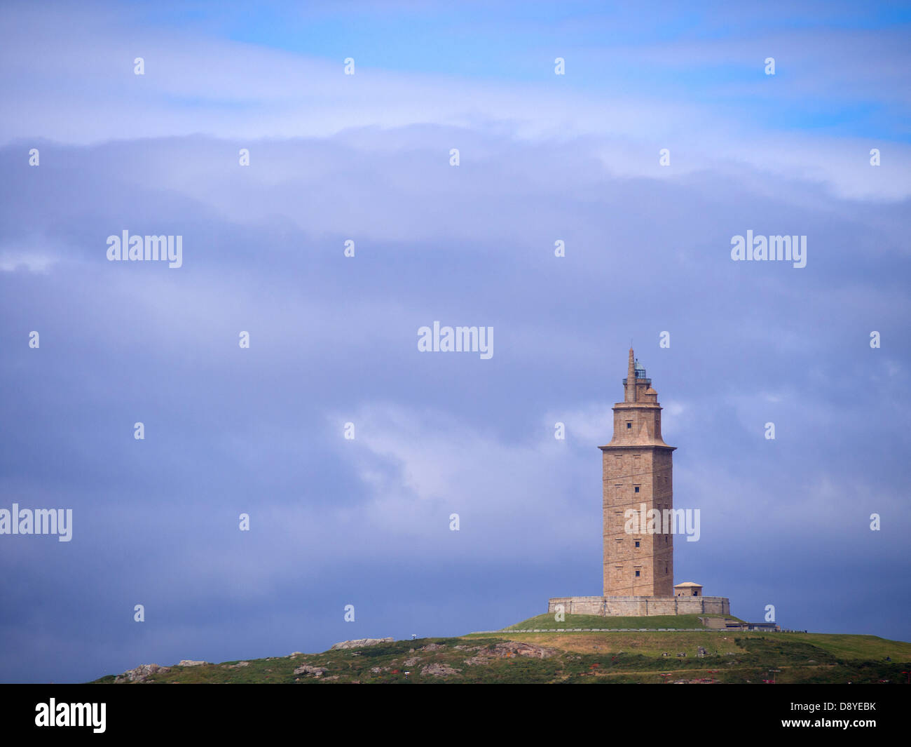 Tower of Hercules (Torre de Hercules) ancient roman lighthouse in La ...