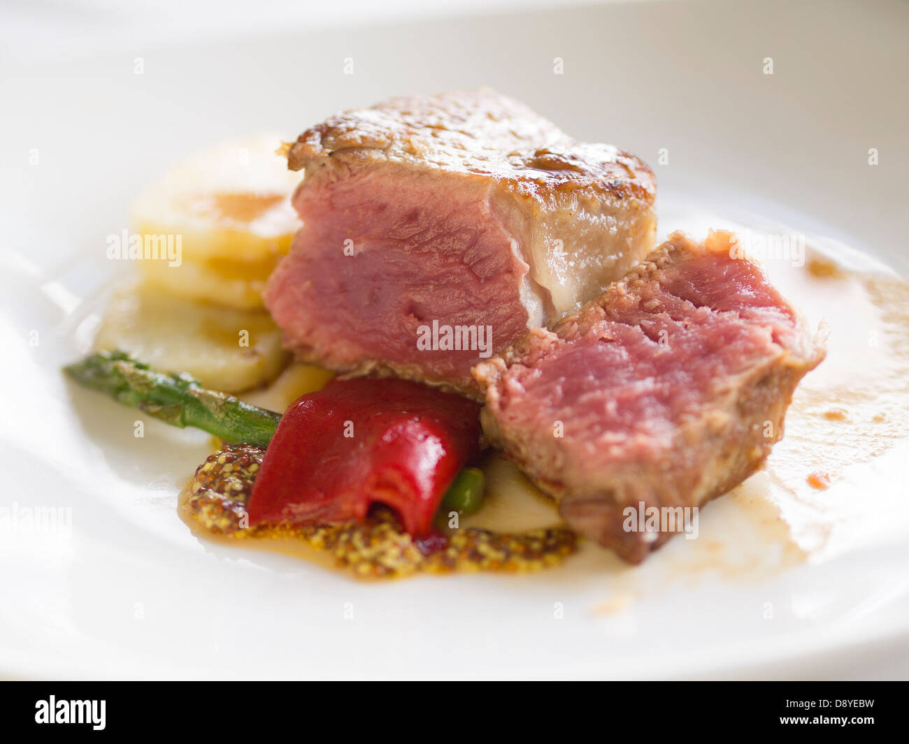 Gourmet food top view dish hi-res stock photography and images - Alamy