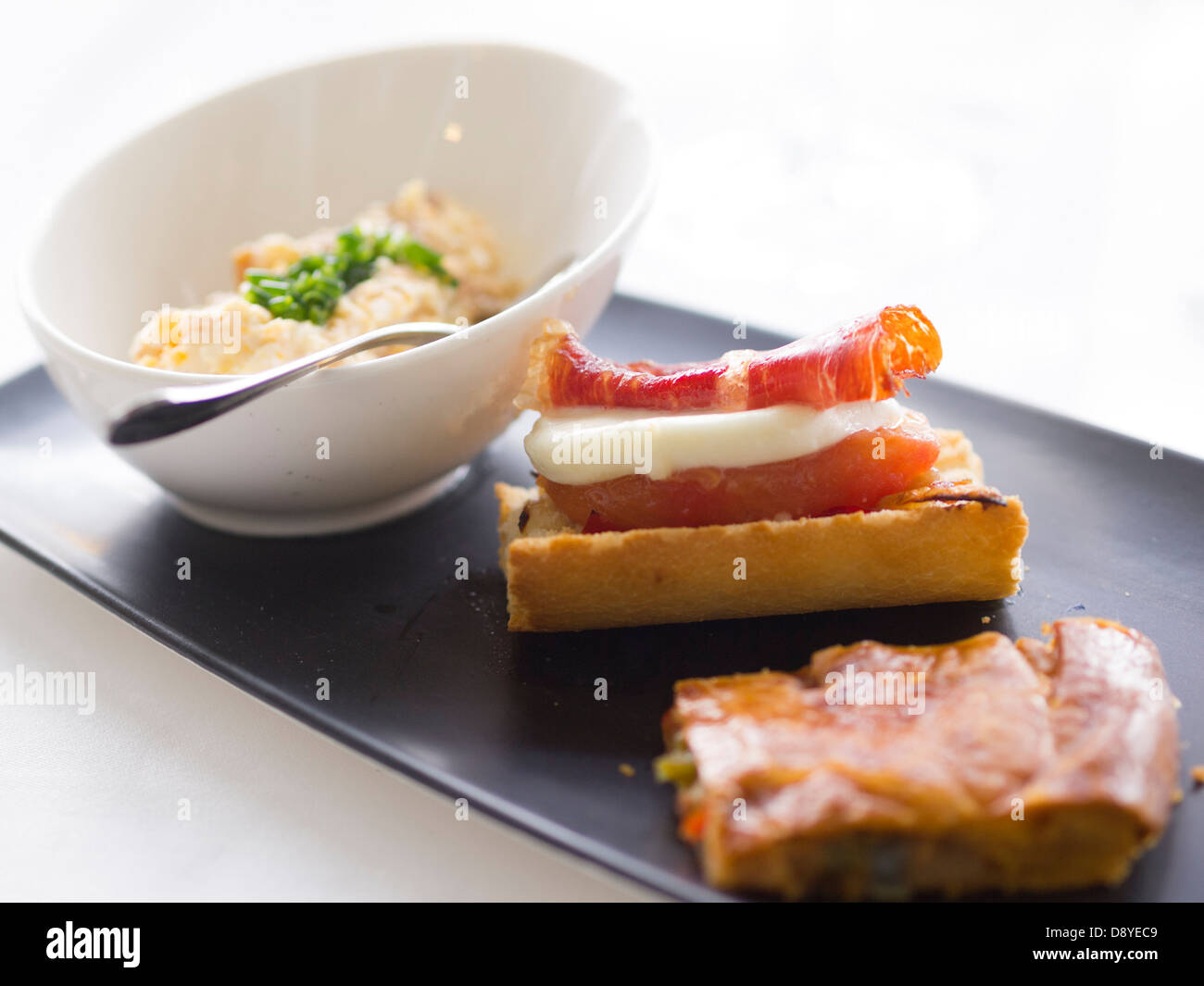 Modern cuisine tapas hi-res stock photography and images - Alamy