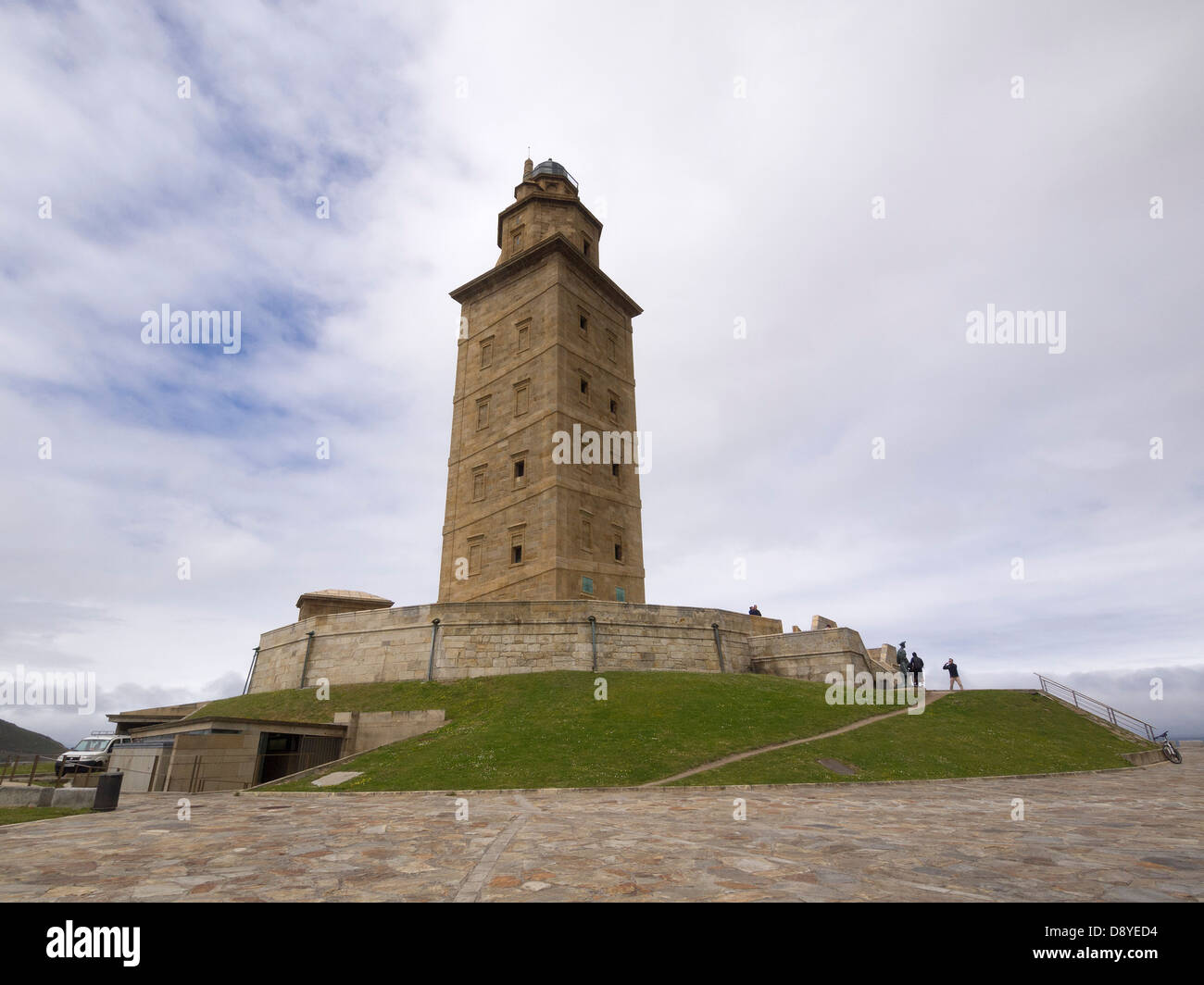 Tower of Hercules (Torre de Hercules) ancient roman lighthouse in La ...