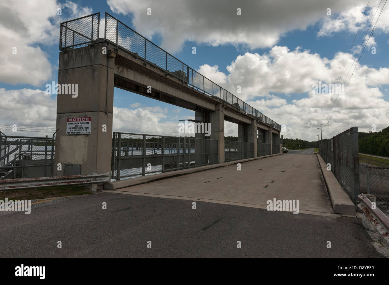 Rodman Dam on the Ocklawaha River in Marion County, Florida USA Stock ...
