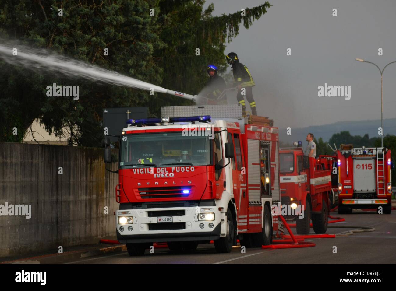 Fire Engines In Action