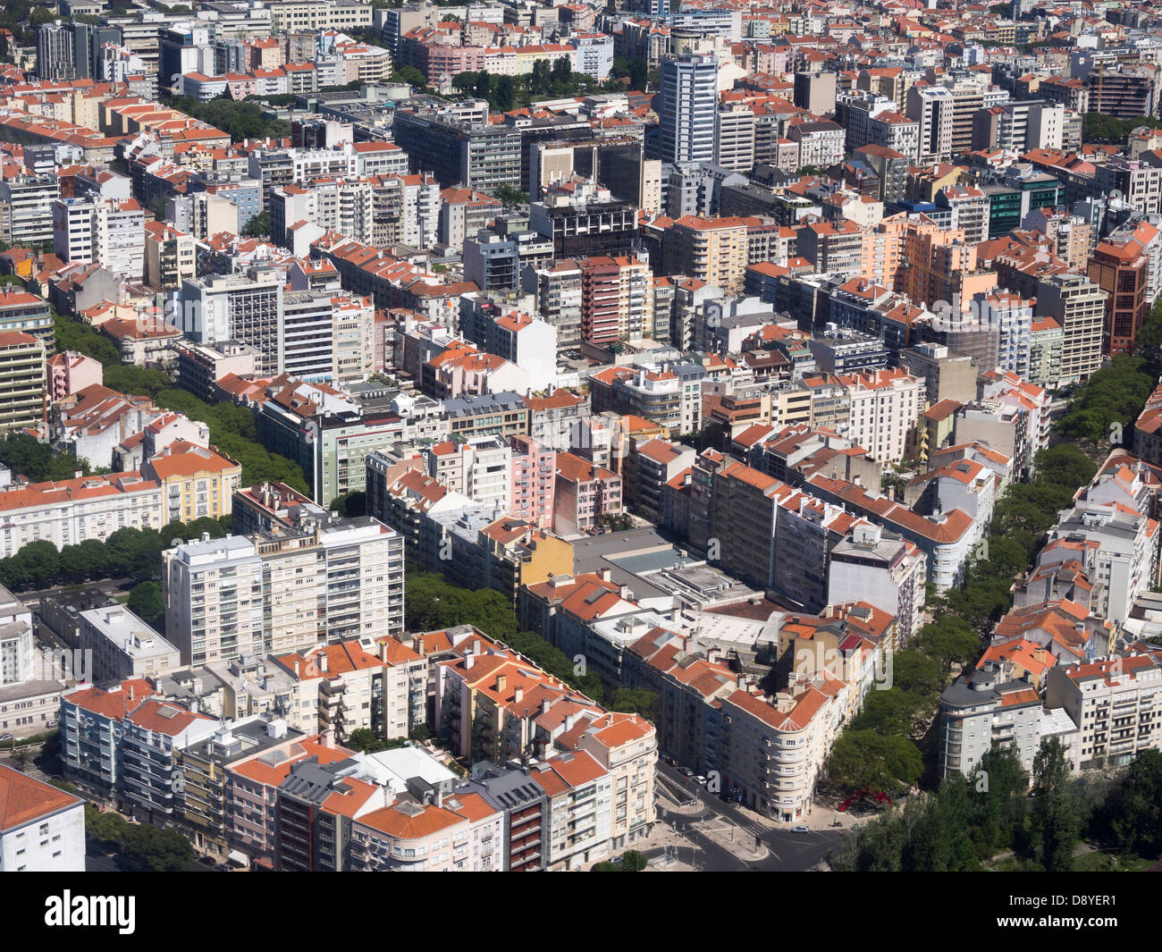 Aerial view of Lisbon, Portugal, Europe Stock Photo - Alamy