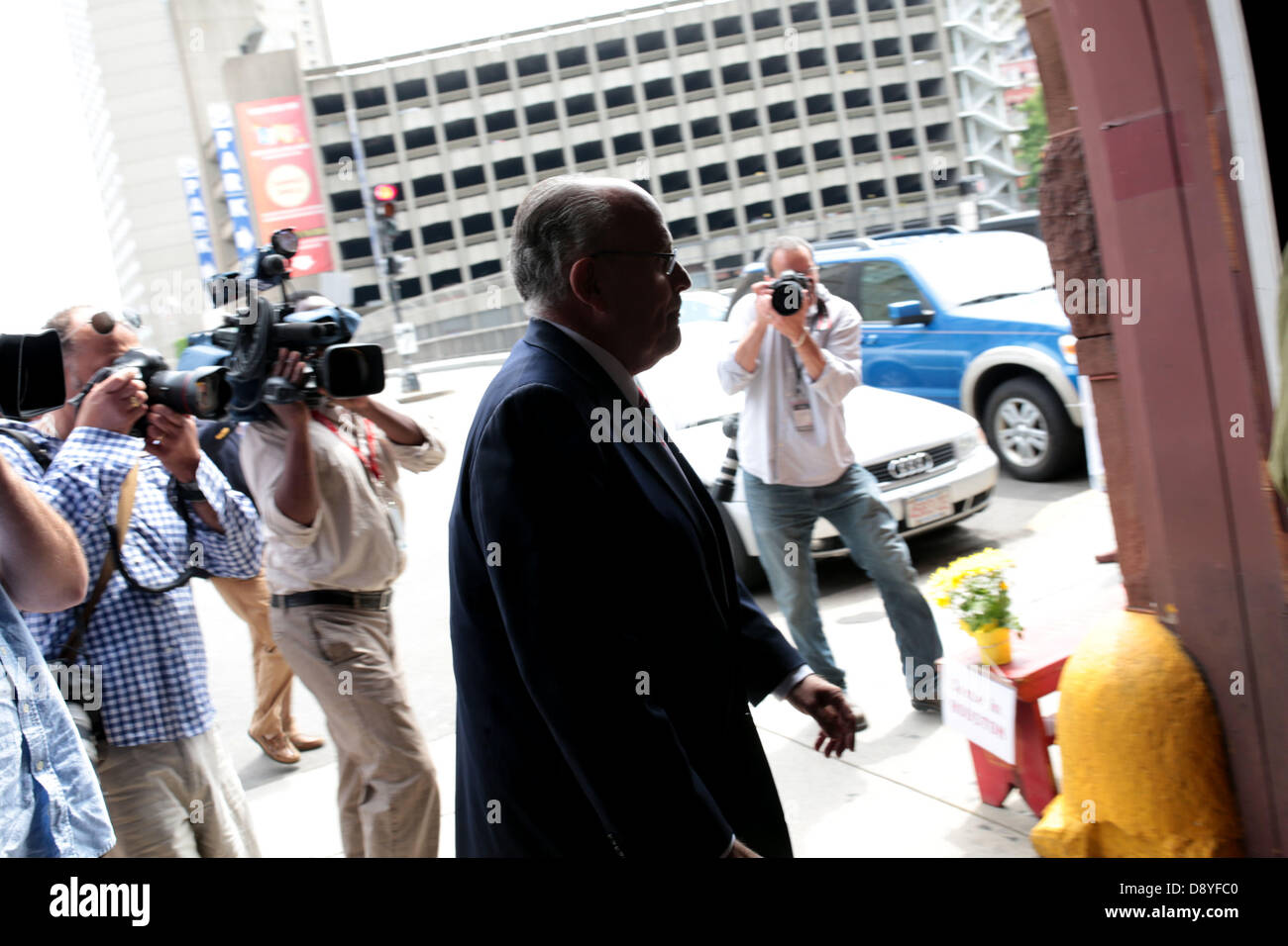 Boston, Massachusetts, USA. 6th June, 2013. Former New York Mayor Rudy ...