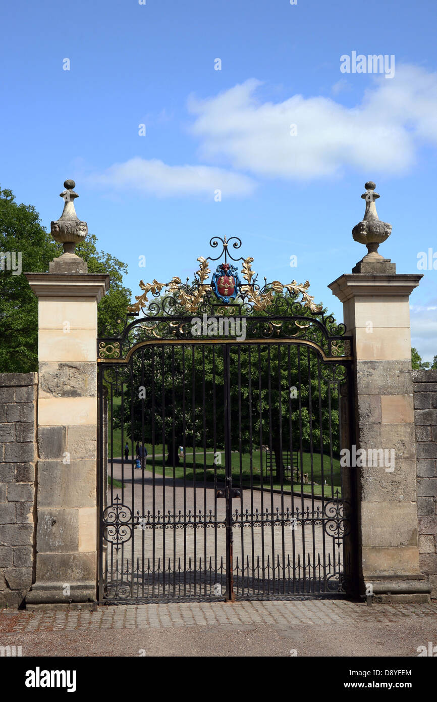 Fountains abbey and studley royal water gardens hi-res stock ...