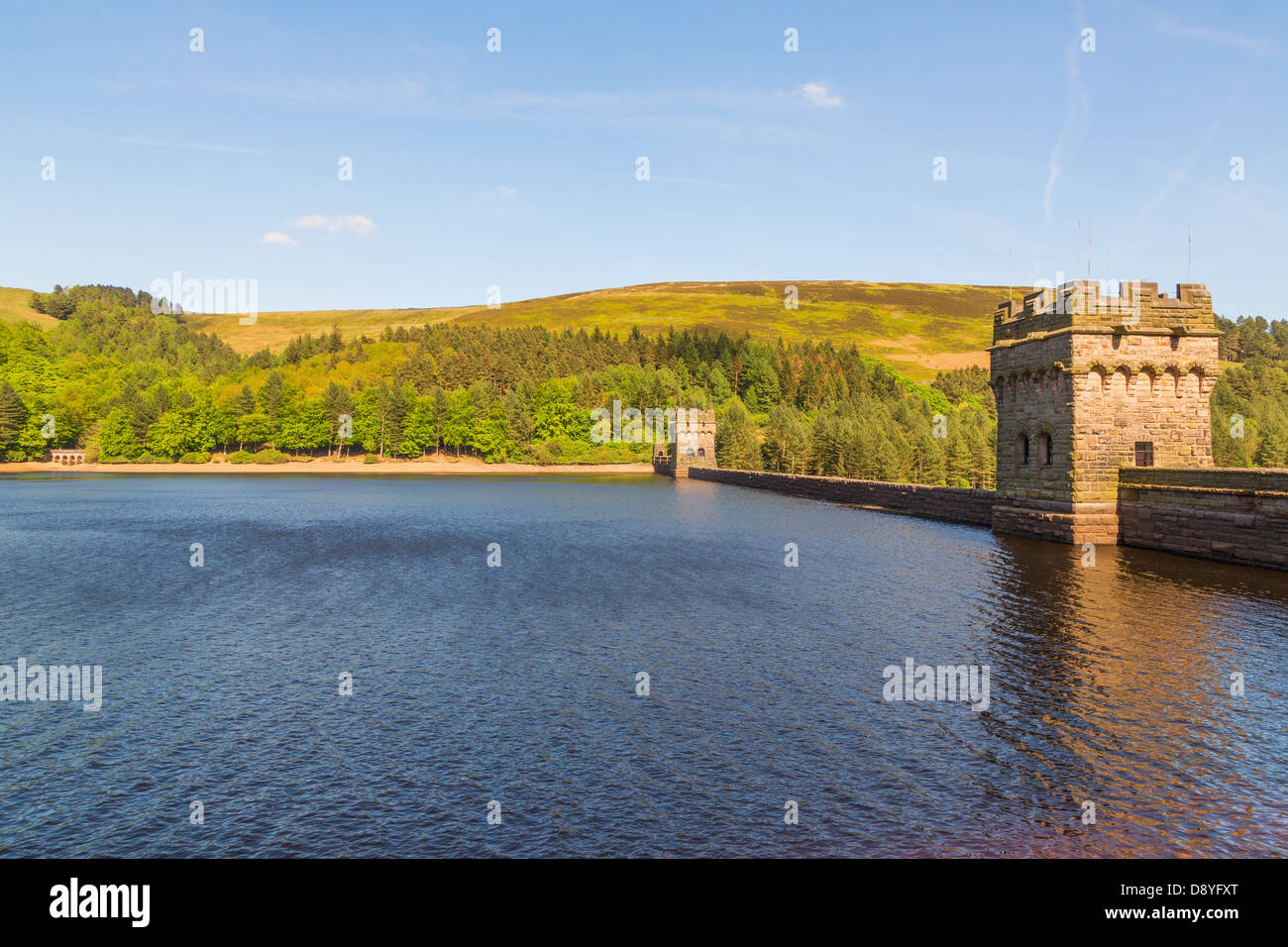 Derwent dam derwent reservoir derbyshire hi-res stock photography and ...