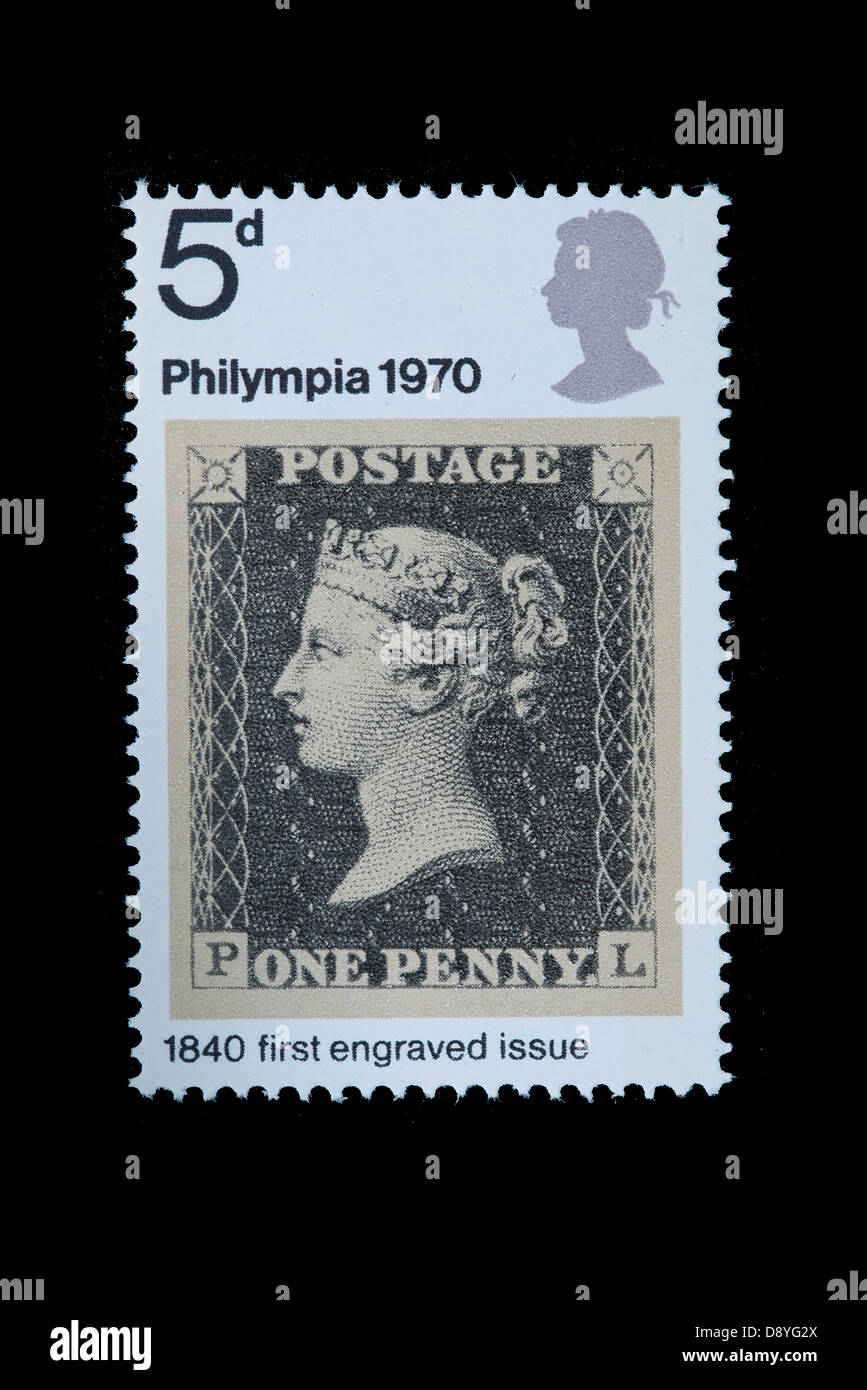 Old british stamp hi-res stock photography and images - Alamy