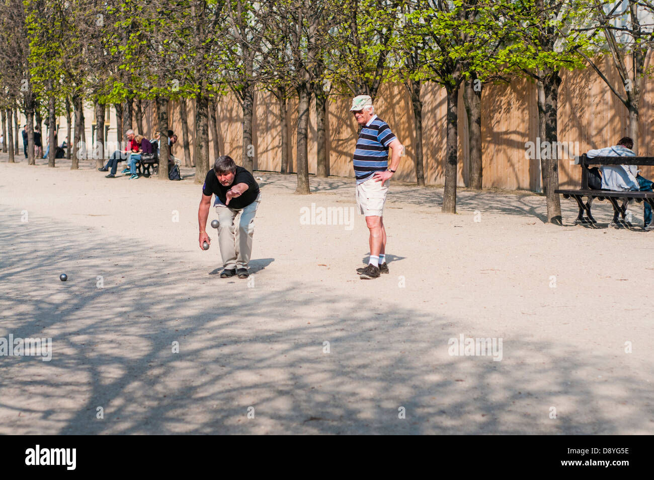 Petanque players hi-res stock photography and images - Alamy