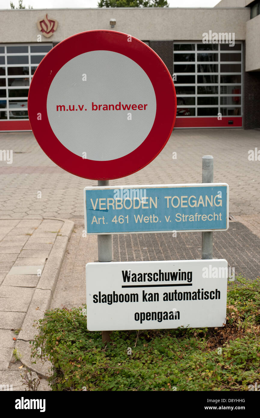 Dutch Fire Station House Brandweer Katwijk Holland Netherlands Europe ...