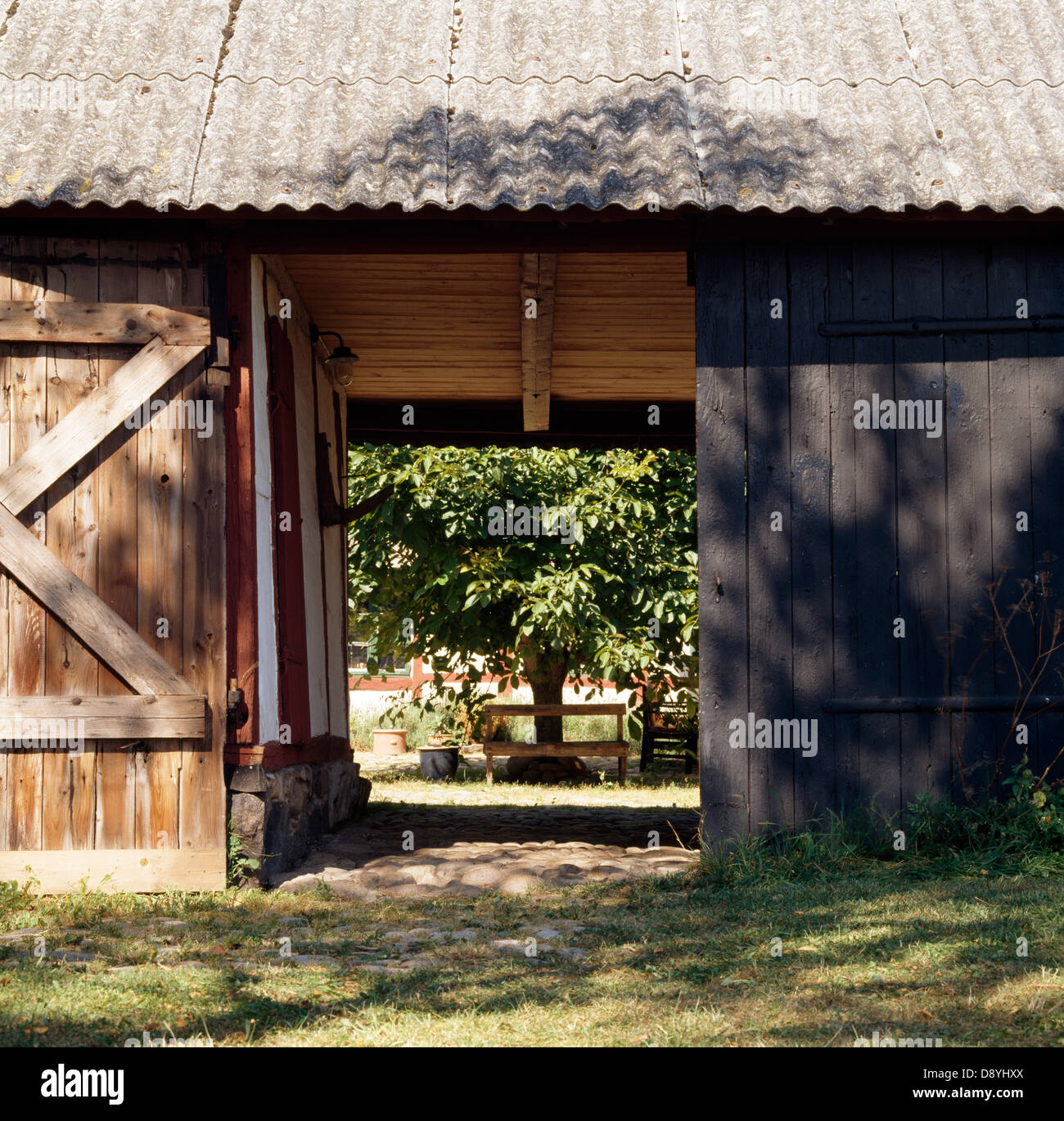 An open farm, Sweden Stock Photo - Alamy