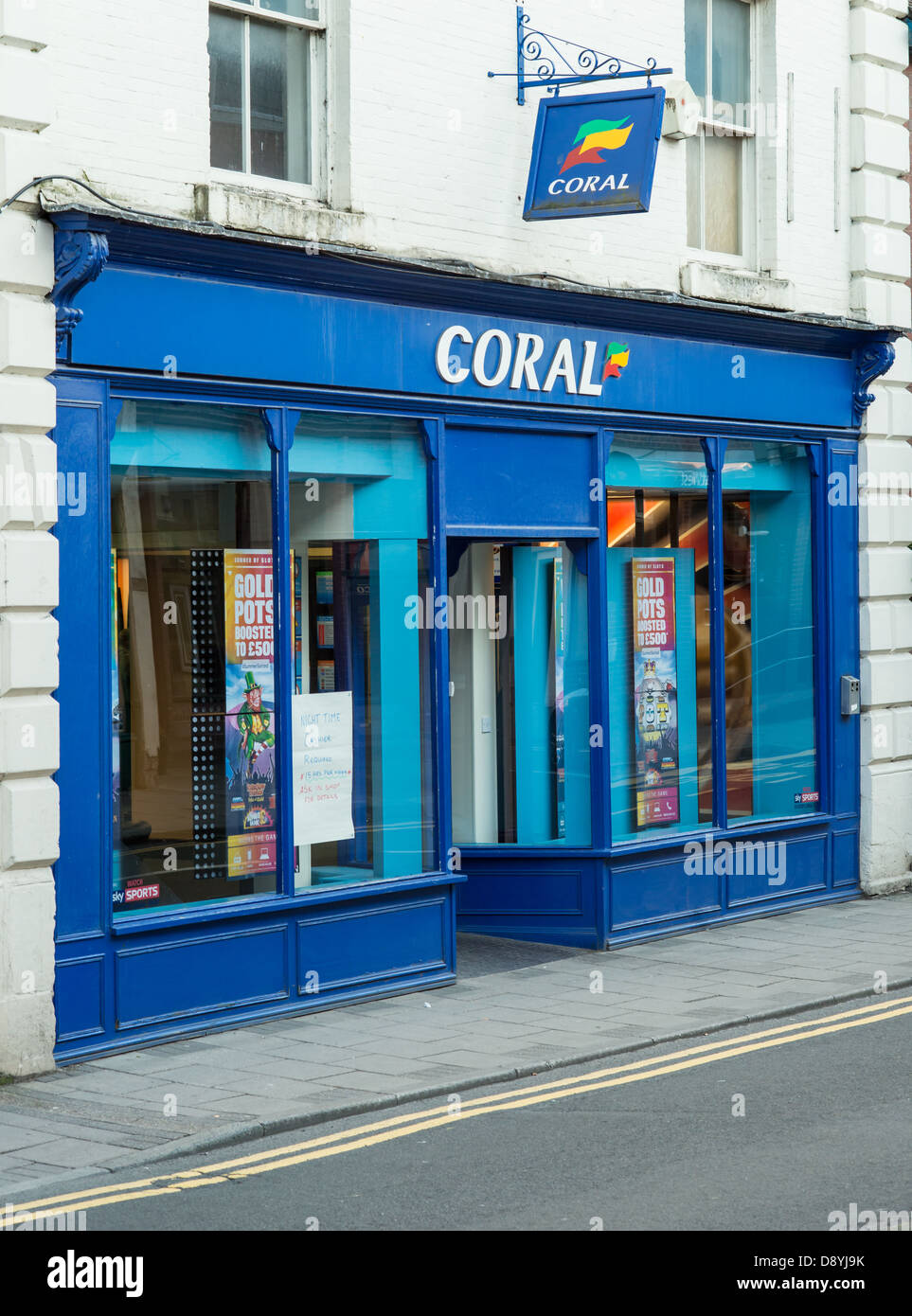 Coral Bookmakers in the High Street Stock Photo - Alamy