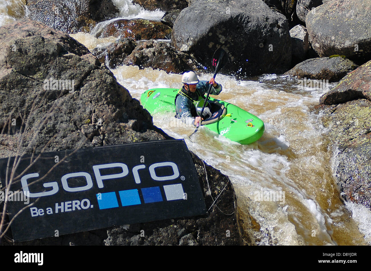 Vail, Colorado, USA. 5th June 2013. Steep Creek Championship action on ...