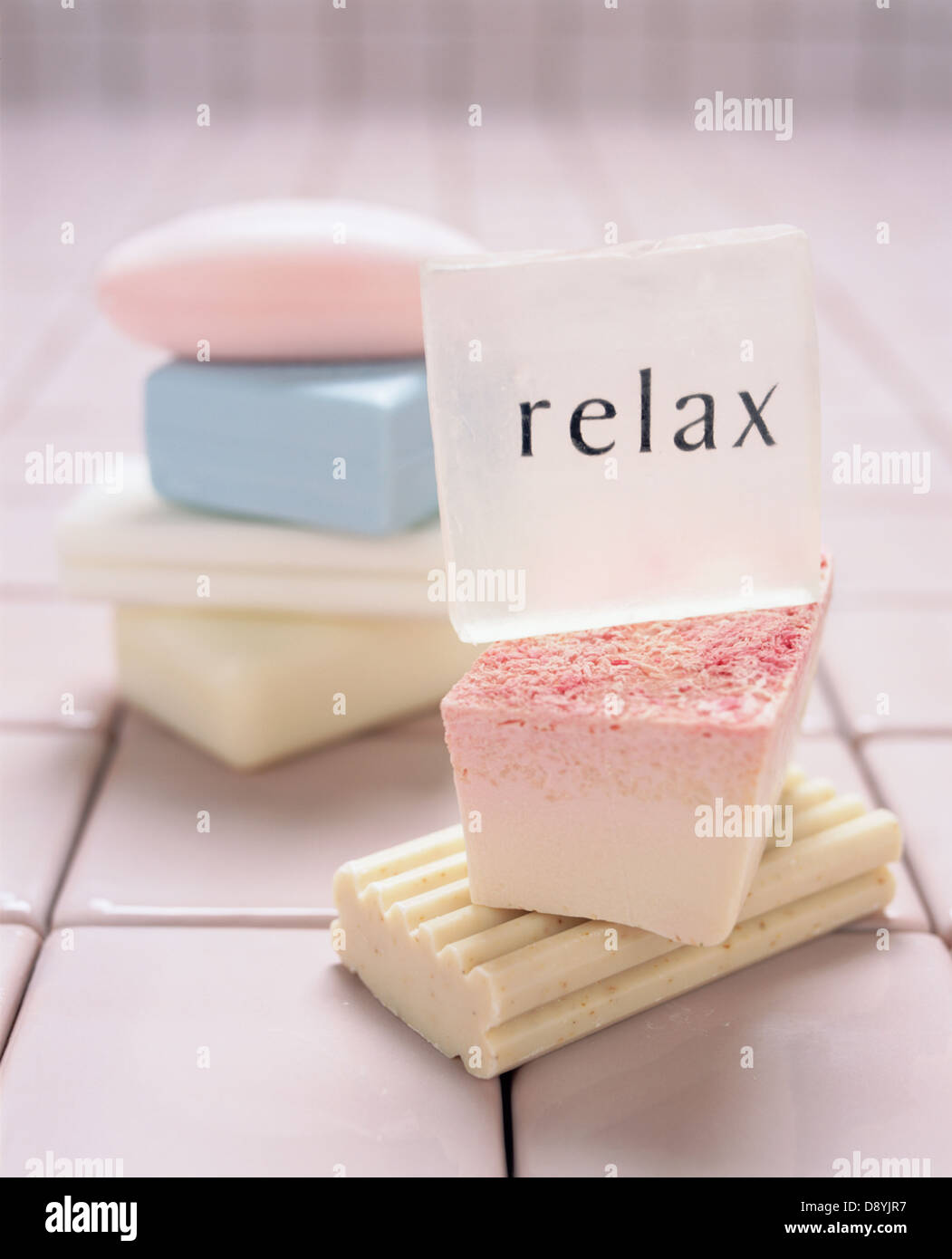 Soaps from a bathroom Stock Photo - Alamy